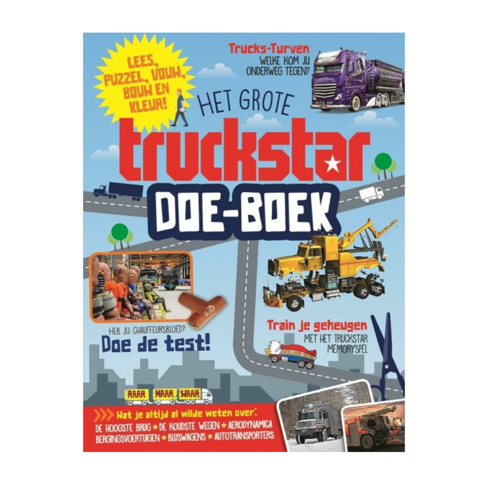 Truckstar Doe-boek | Het leukste doe-boek voor kinderen!